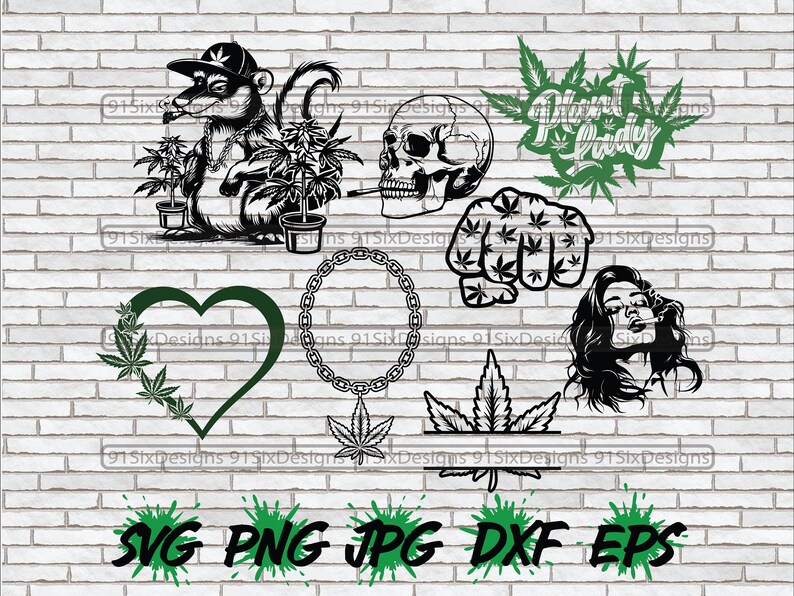 Funny 420 Design Bundle, Weed Svg, Marijuana PNG, Shirt Designs ...