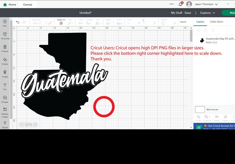 Guatemala SVG, Guatemala Map Outline PNG, Download Cut File Instant ...