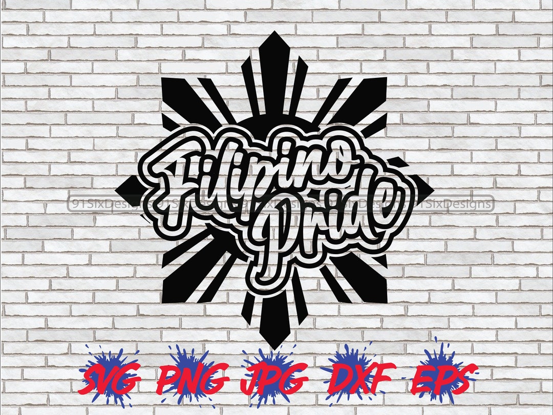 Filipino Pride SVG, Filipino Flag SVG, Filipino Art, Filipino Sun ...