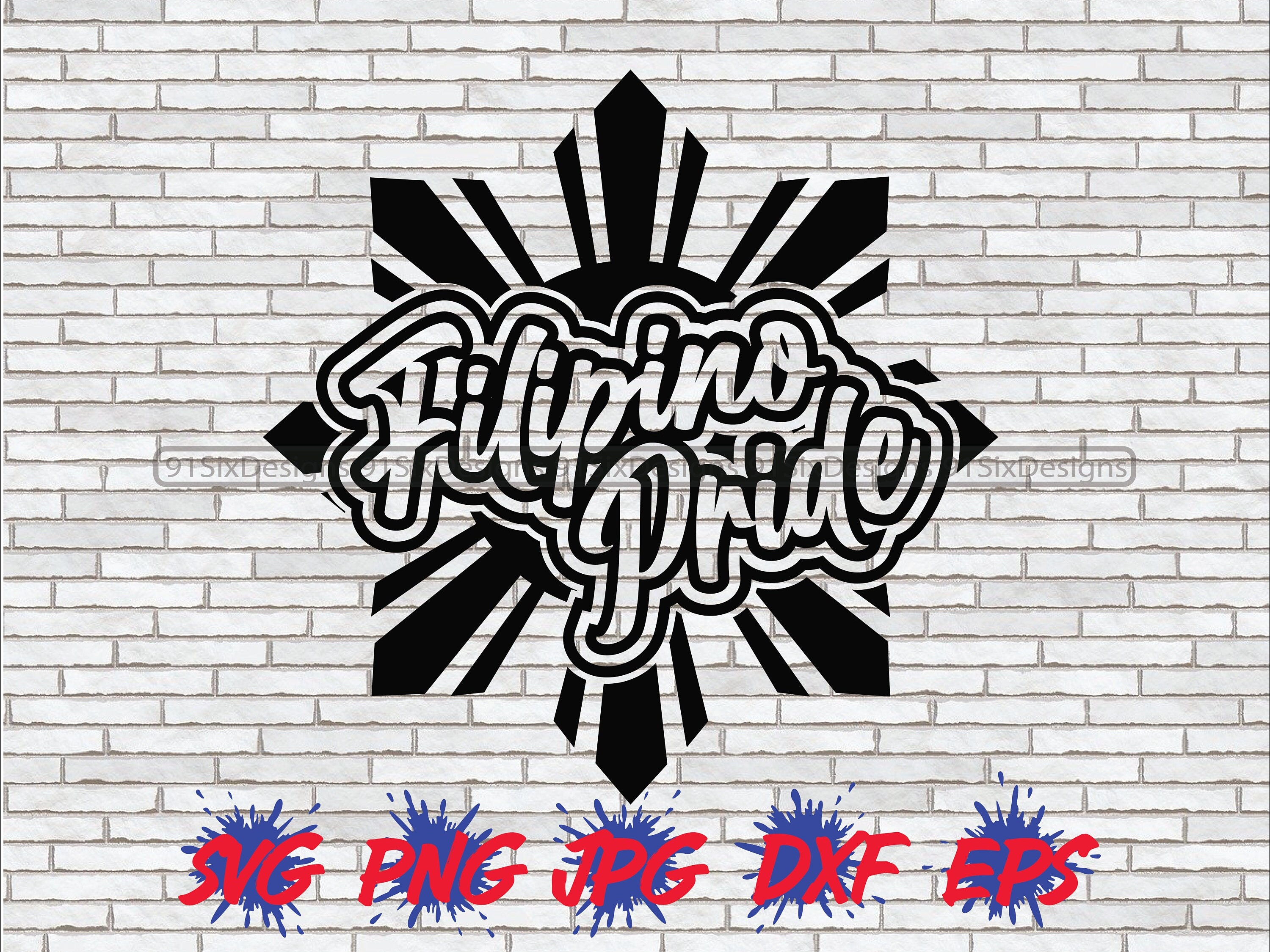 Filipino Pride SVG, Filipino Flag SVG, Filipino Art, Filipino Sun ...