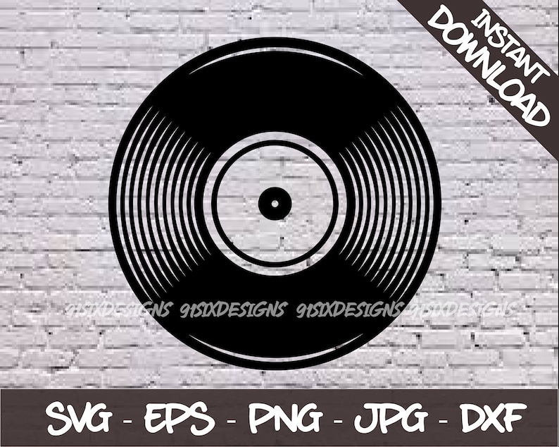 Vinyl Record Retro Album Audio Track Media Sound Laser Cut - Etsy