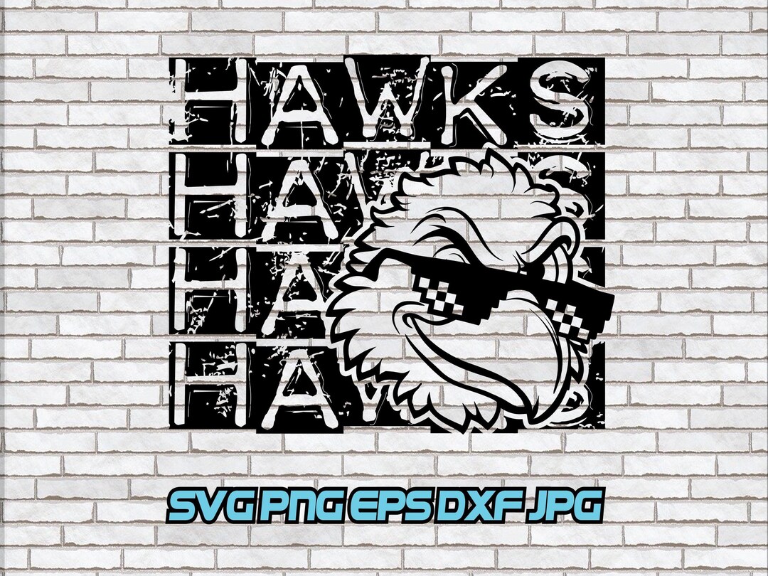 Hawks Gameday, Hawks Svg, Hawks Png, Hawk Sublimation, Hawk Digital ...