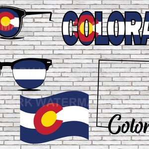 Colorado SVG Bundle, Colorado Flag SVG Files, Colorado Mountain Clipart ...
