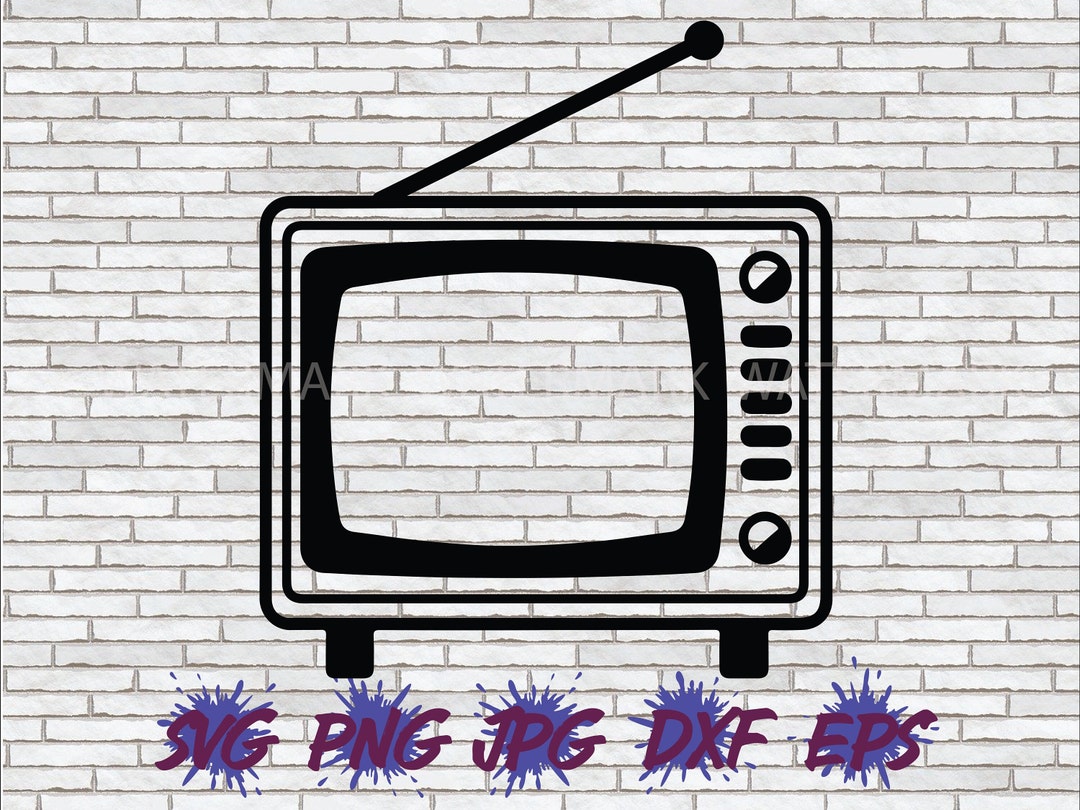 Old School TV SVG, Television SVG, Tv Show Png, 90s 90's 80s 80's ...