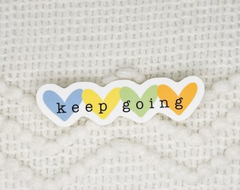 Keep Going Stickers - Etsy