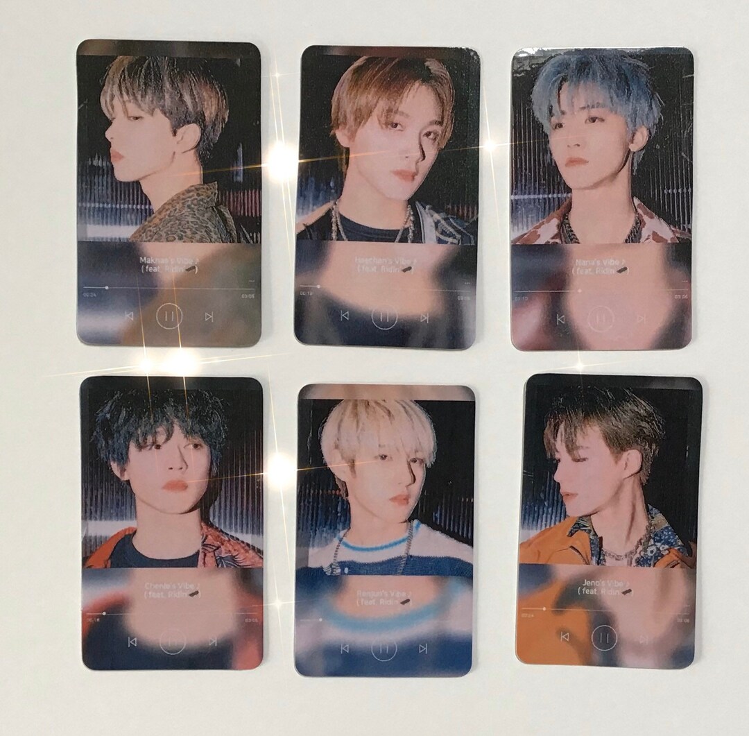 NCT DREAM Kpop Photocard With Backprint shiny Laminated - Etsy