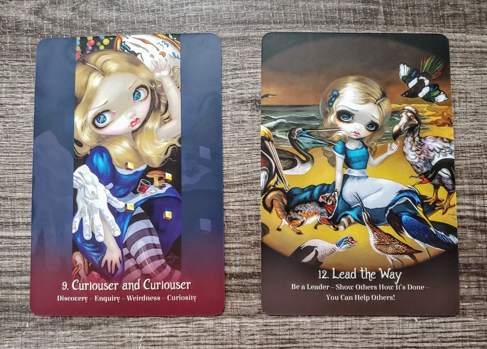 Alice in Wonderland Oracle Boxed Kit I New Boxed Deck and | Etsy