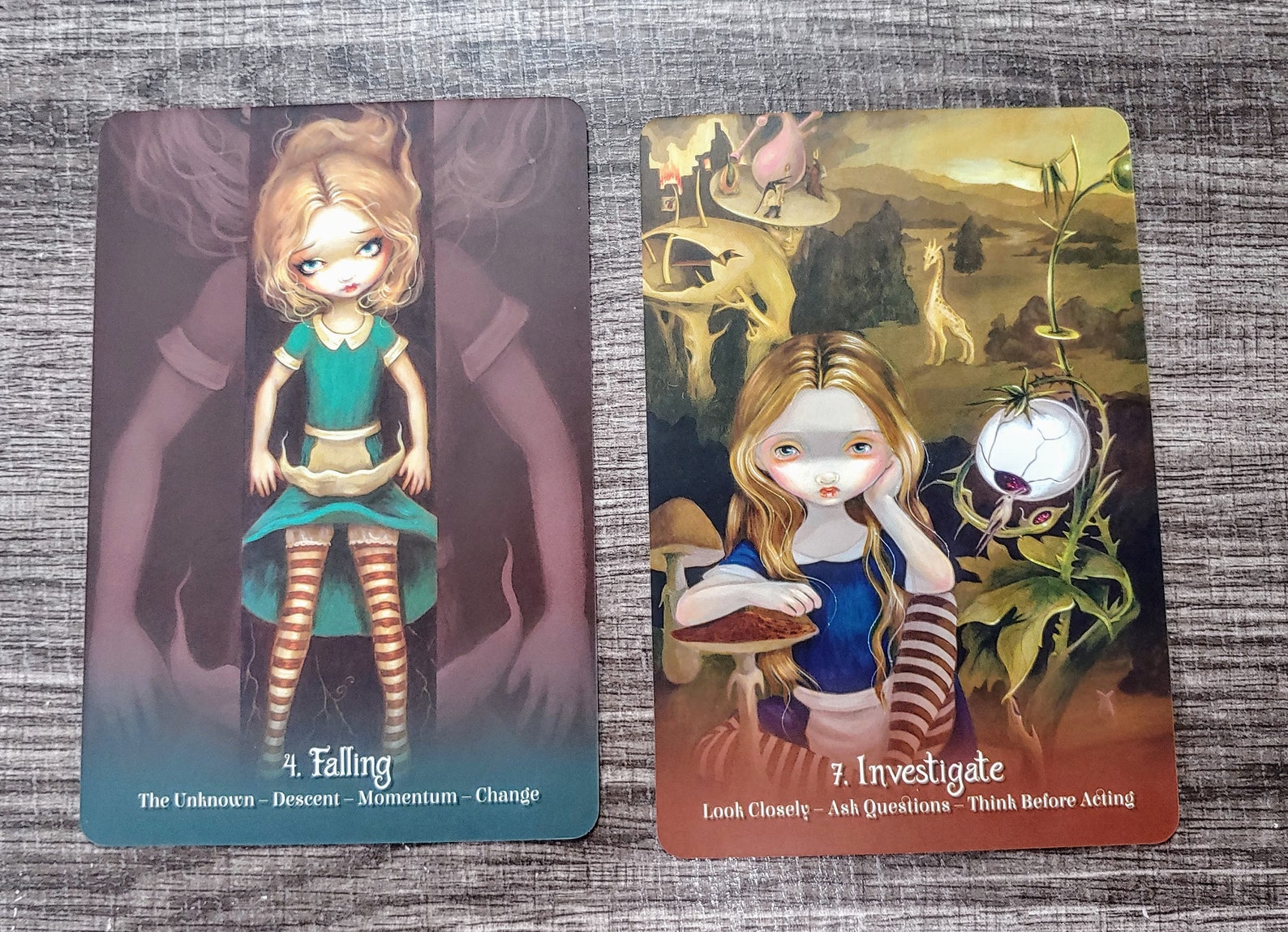 Alice in Wonderland Oracle Boxed Kit I New Boxed Deck and | Etsy