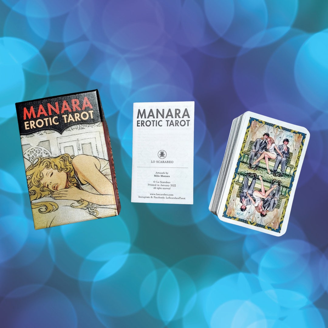 Manara Erotic Tarot Mini I New Deck and Mini Booklet I Erotic Sexy Sensual Tarot - Etsy