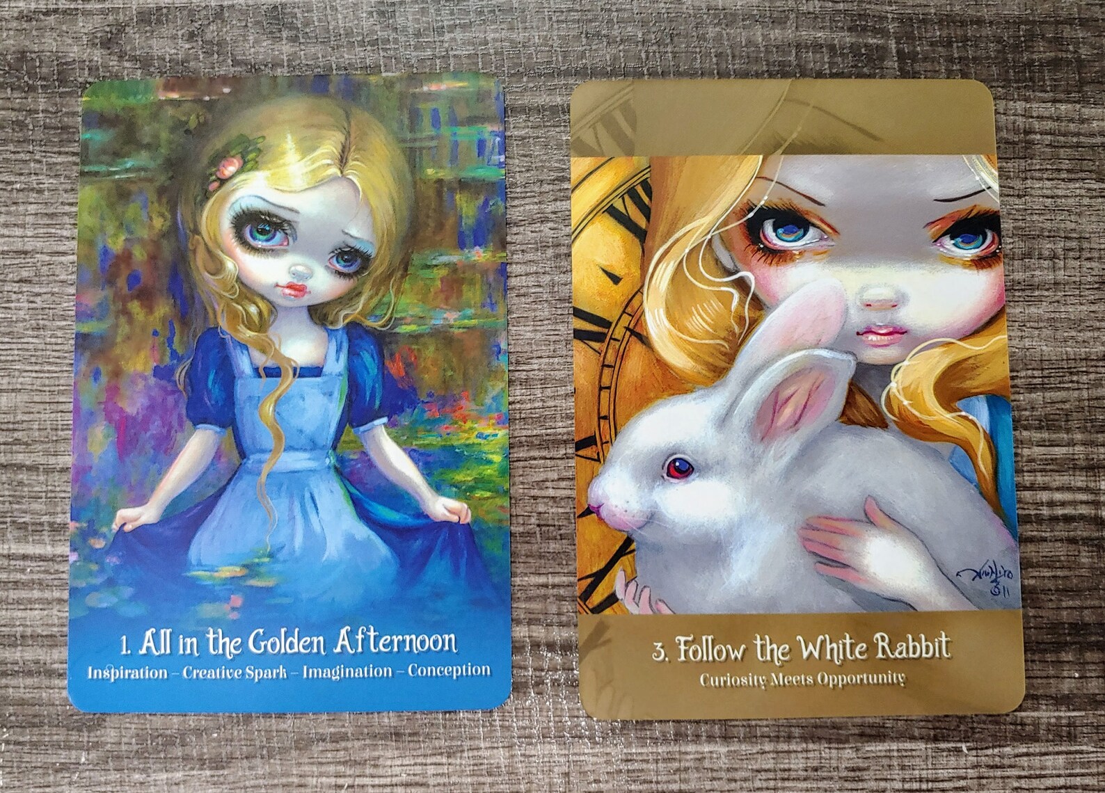 Alice in Wonderland Oracle Boxed Kit I New Boxed Deck and | Etsy