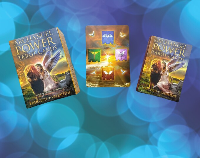 Archangel Power Tarot Boxed Kit I Archangel Tarot Card Deck and Mini ...