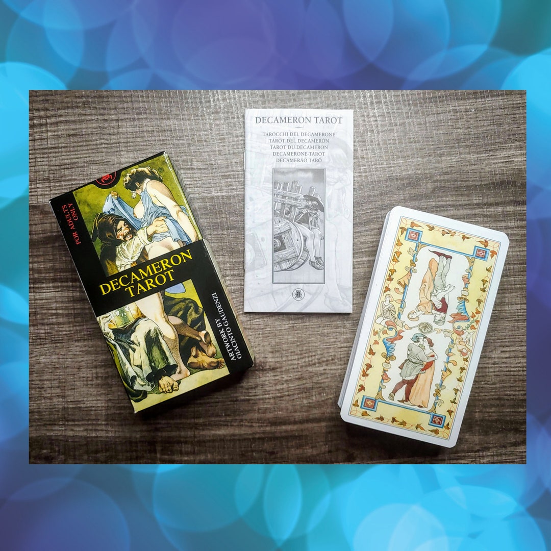 Decameron Tarot Boxed Deck I New Boxed Deck With Booklet I Sexy Erotic Tarot Cards - Etsy
