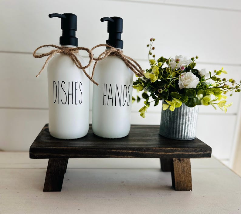 Farmhouse Kitchen Decor, Dish Soap,hand Soap Dispensers for Kitchen ...