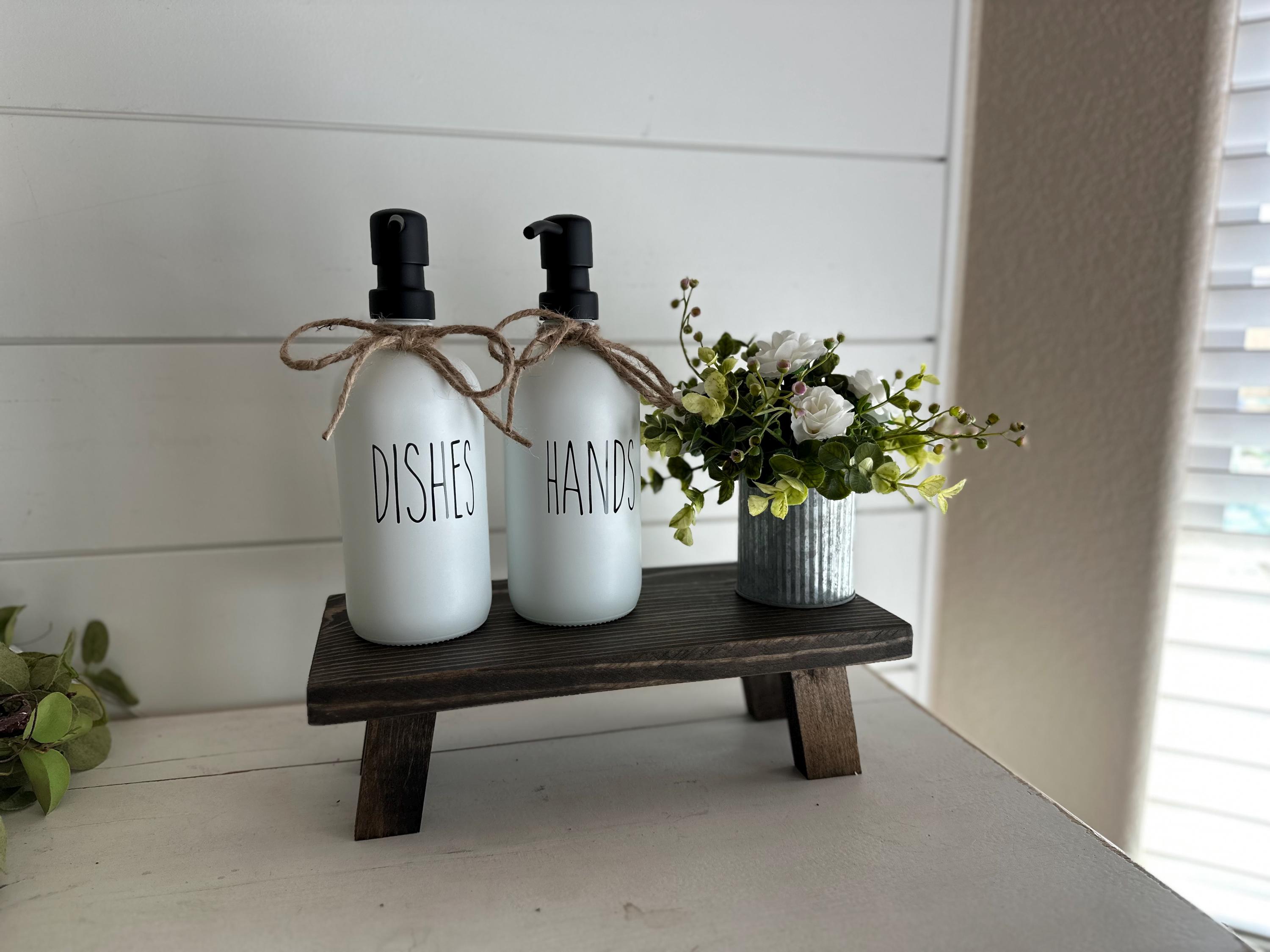 Farmhouse Kitchen Decor, Dish Soap,hand Soap Dispensers for Kitchen ...
