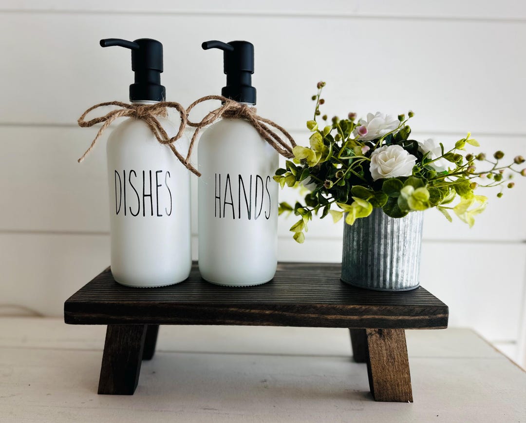 Farmhouse Kitchen Decor, Dish Soap,hand Soap Dispensers for Kitchen ...