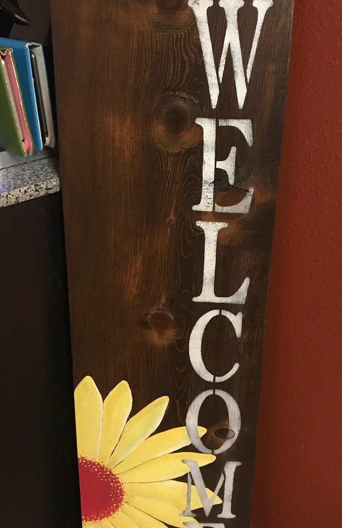 Welcome Sign...hand-painted - Etsy