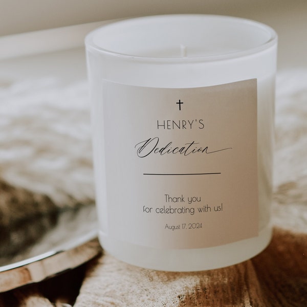 Candle Favor Tags - Etsy