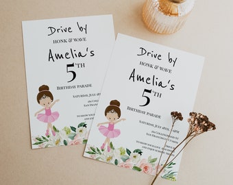 Drive Through Birthday Invitation - Etsy