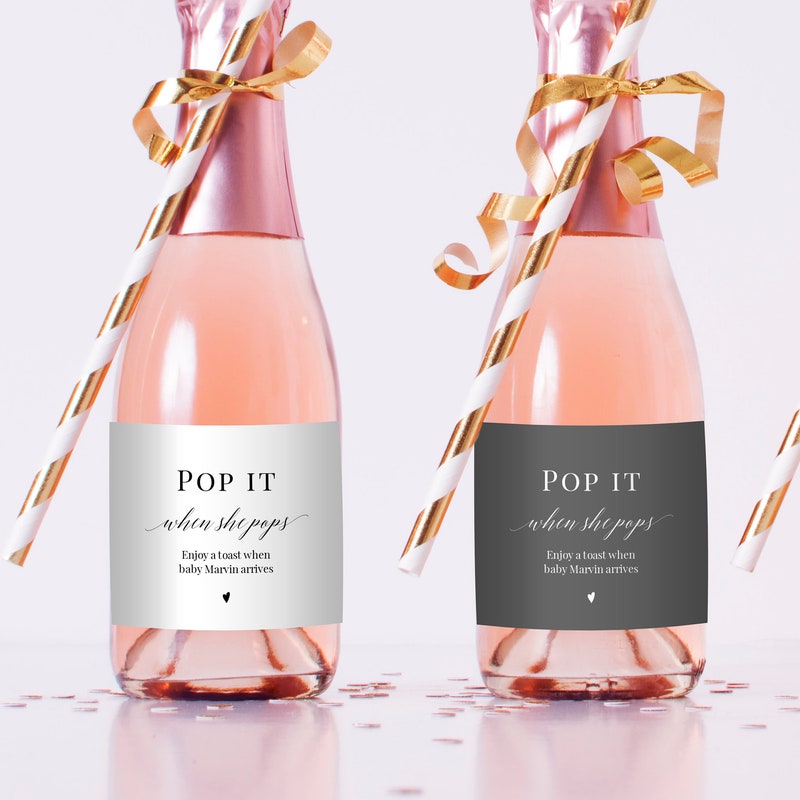 Mini Bottle Labels - Etsy