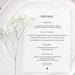 Classic 5x7 Menu Card Template, Menu Template, Modern Menu, Minimal ...