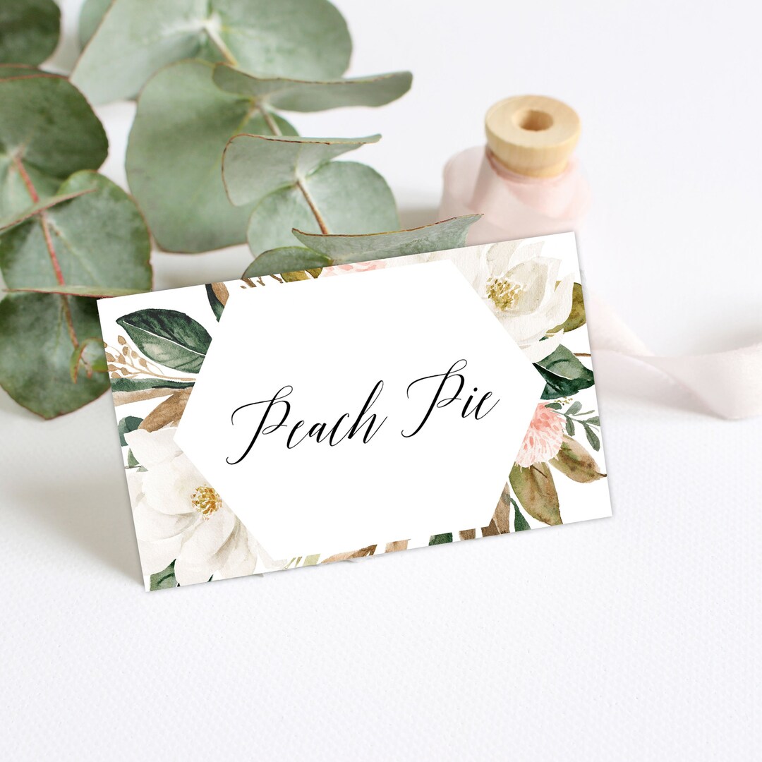 Buffet Food Sign Food Card Templett Buffet Cards Food - Etsy