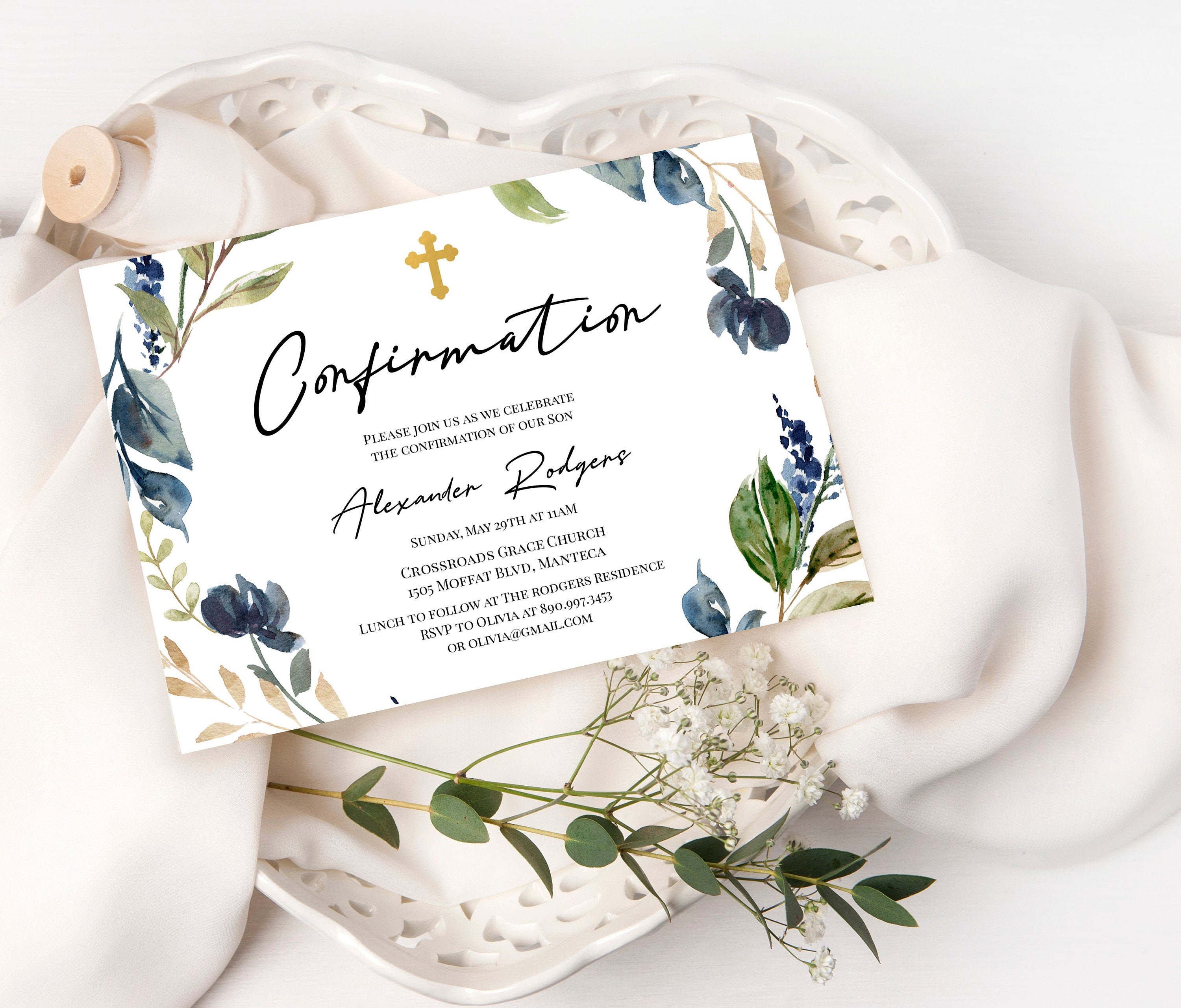 Confirmation Invitation Template