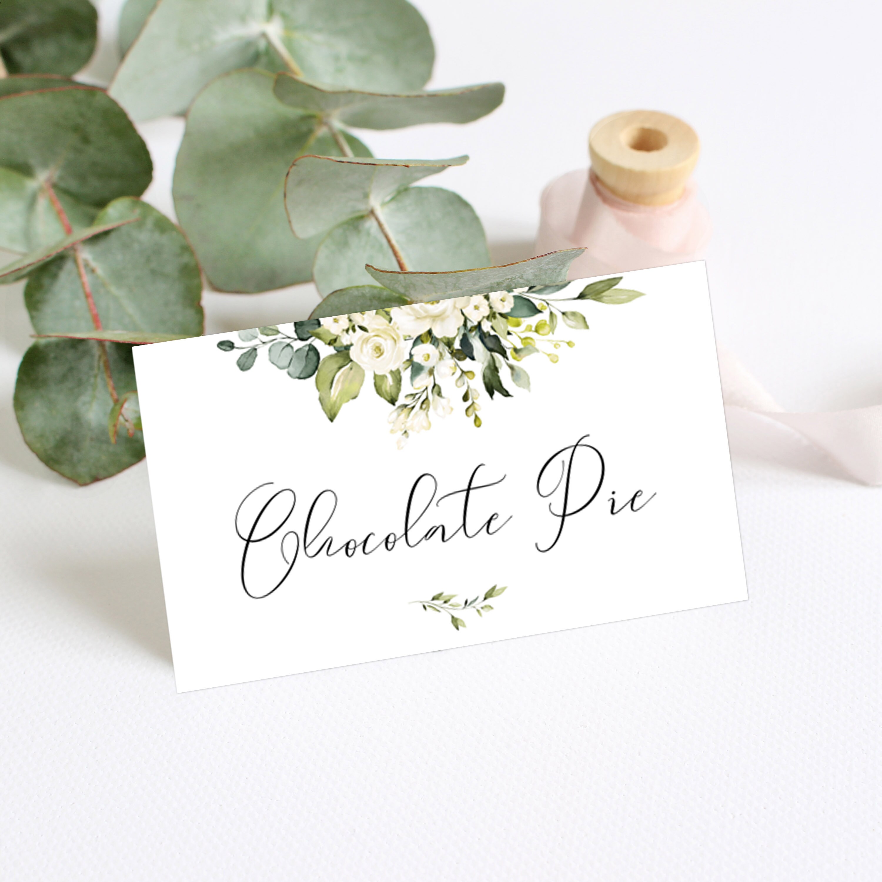 Buffet Food Sign Food Card Templett Buffet Cards Food | Etsy