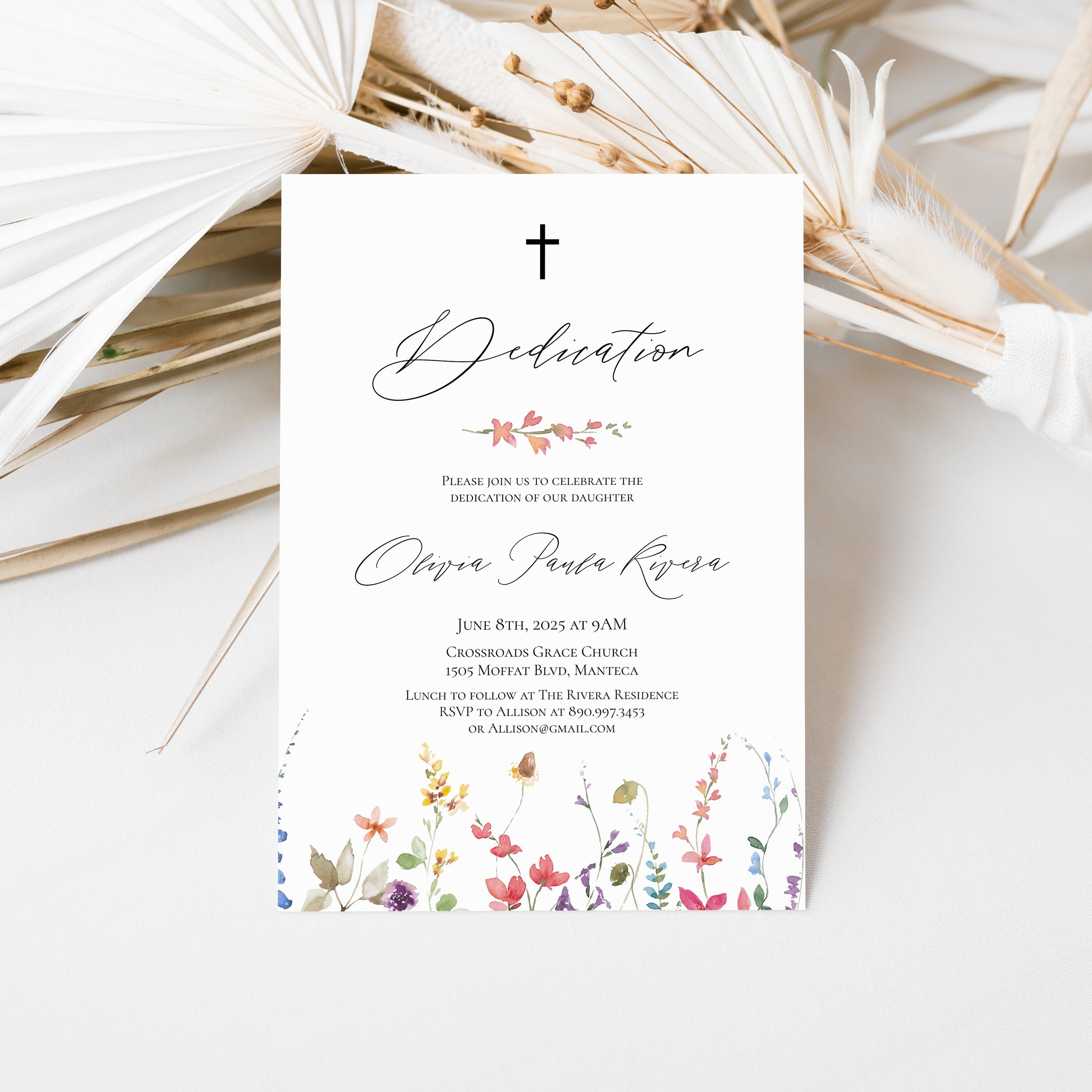 Church Dedication Ceremony Invitation Letter