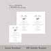 Olive Branch Menu Card Template 5x7 Menu Card Greenery Menu - Etsy