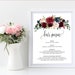 Editable 8x10 Burgundy Bar Menu, 8x10 Bar Menu Template, Marsala Bar ...