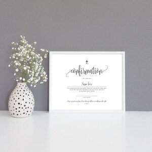 Confirmation Certificate Template Editable Confirmation Certificate ...