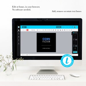 Black Food Label Template Download Modern Food Storage Labels Printable ...