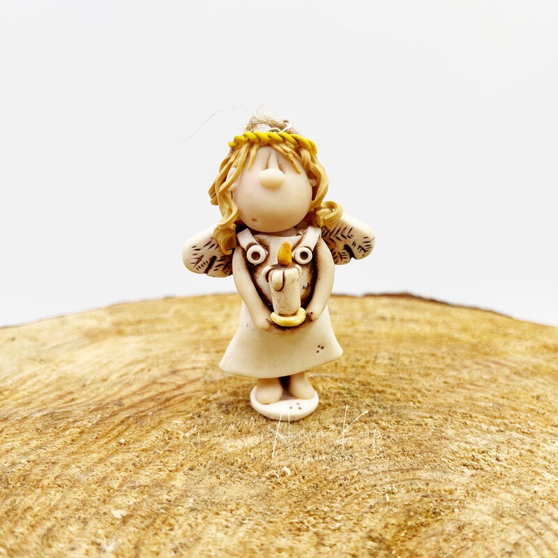 Polymer Clay Angel - Etsy