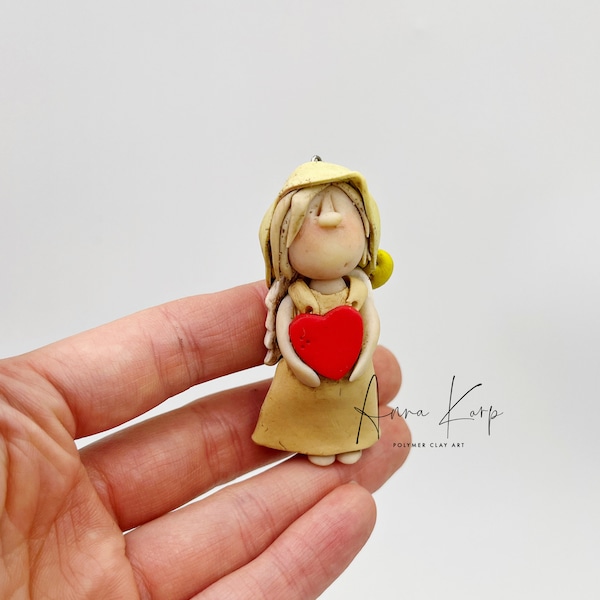 Polymer Clay Angel - Etsy