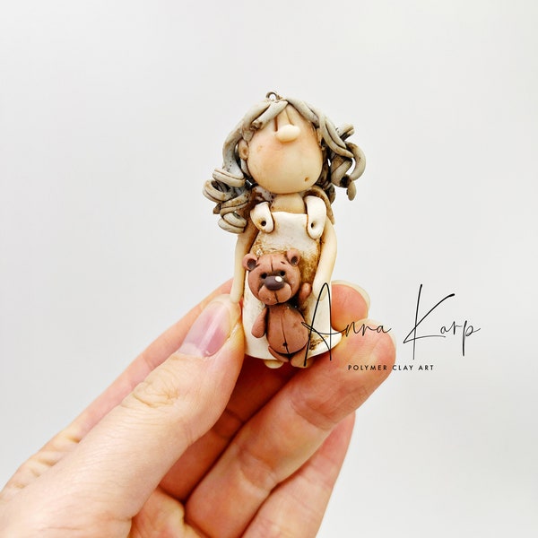 Polymer Clay Angel - Etsy