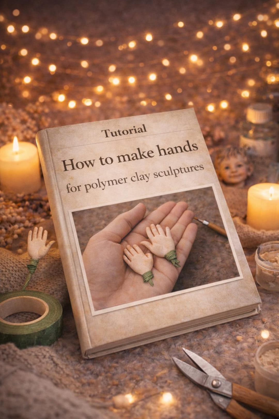 How to Sculpt Hands in Polymer Clay - Step-by-step PDF Tutorial ...