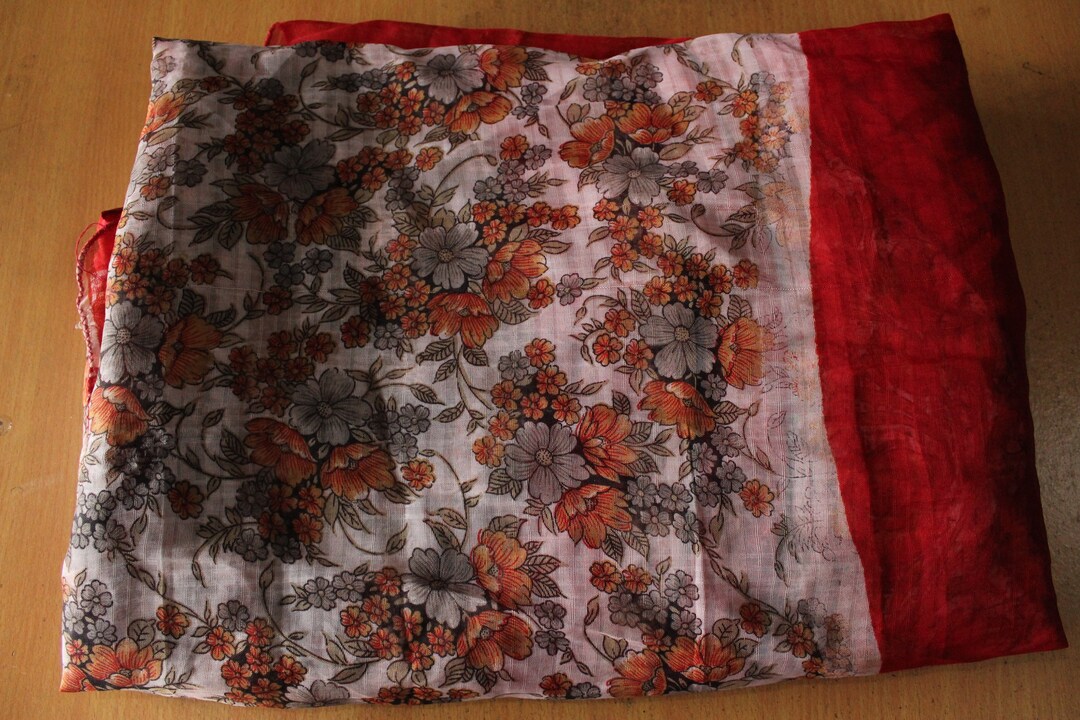 Old Saree Vintage Sari Used Saree Used Drapes Vintage - Etsy