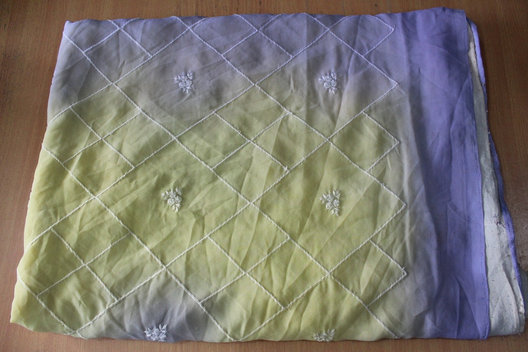 Vintage Sari Old Saree Traditional Sari Georgette Sari Indian - Etsy