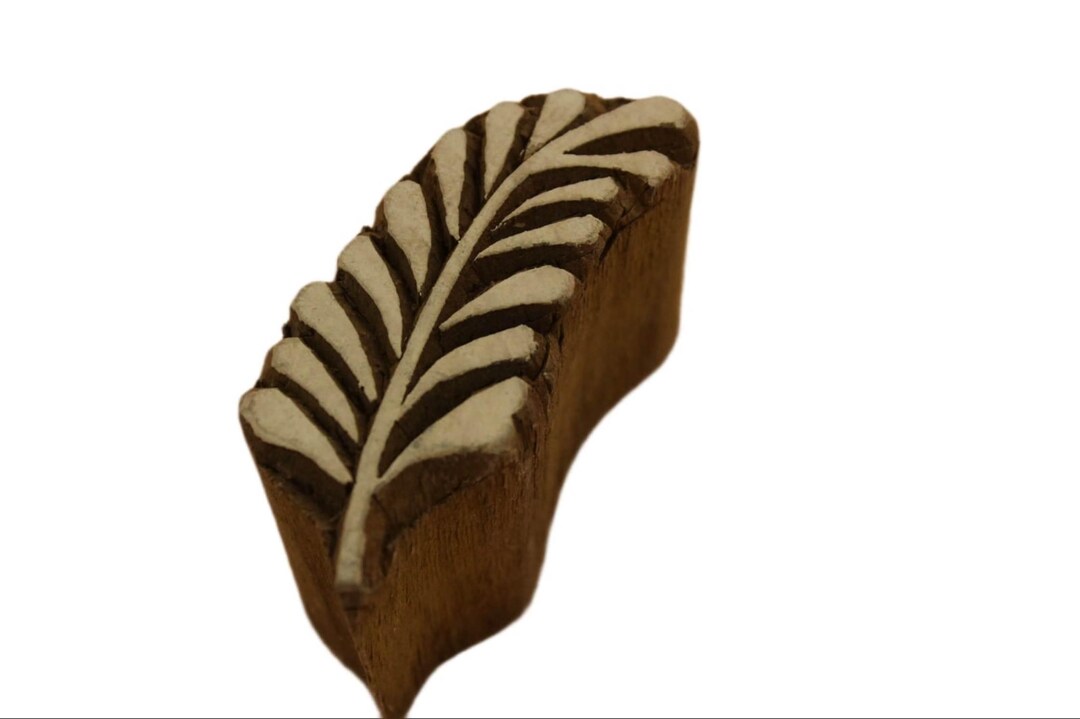 Choose Any Design of Leaf Wooden Block Hand Curved Printing Block - Etsy