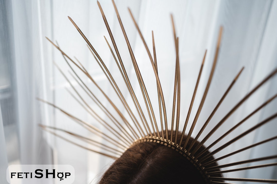 Huge Spiked Arrows Sunburst / Halo Crown for Queen Goddess / - Etsy