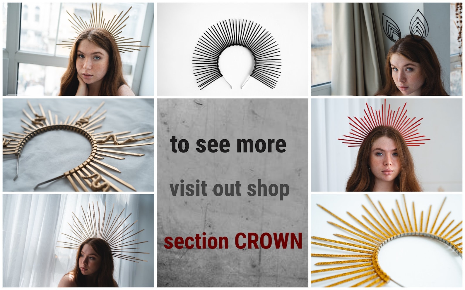 Star Halo Crown Medusa Headpiece With Snakes / Spiked Sunburst - Etsy