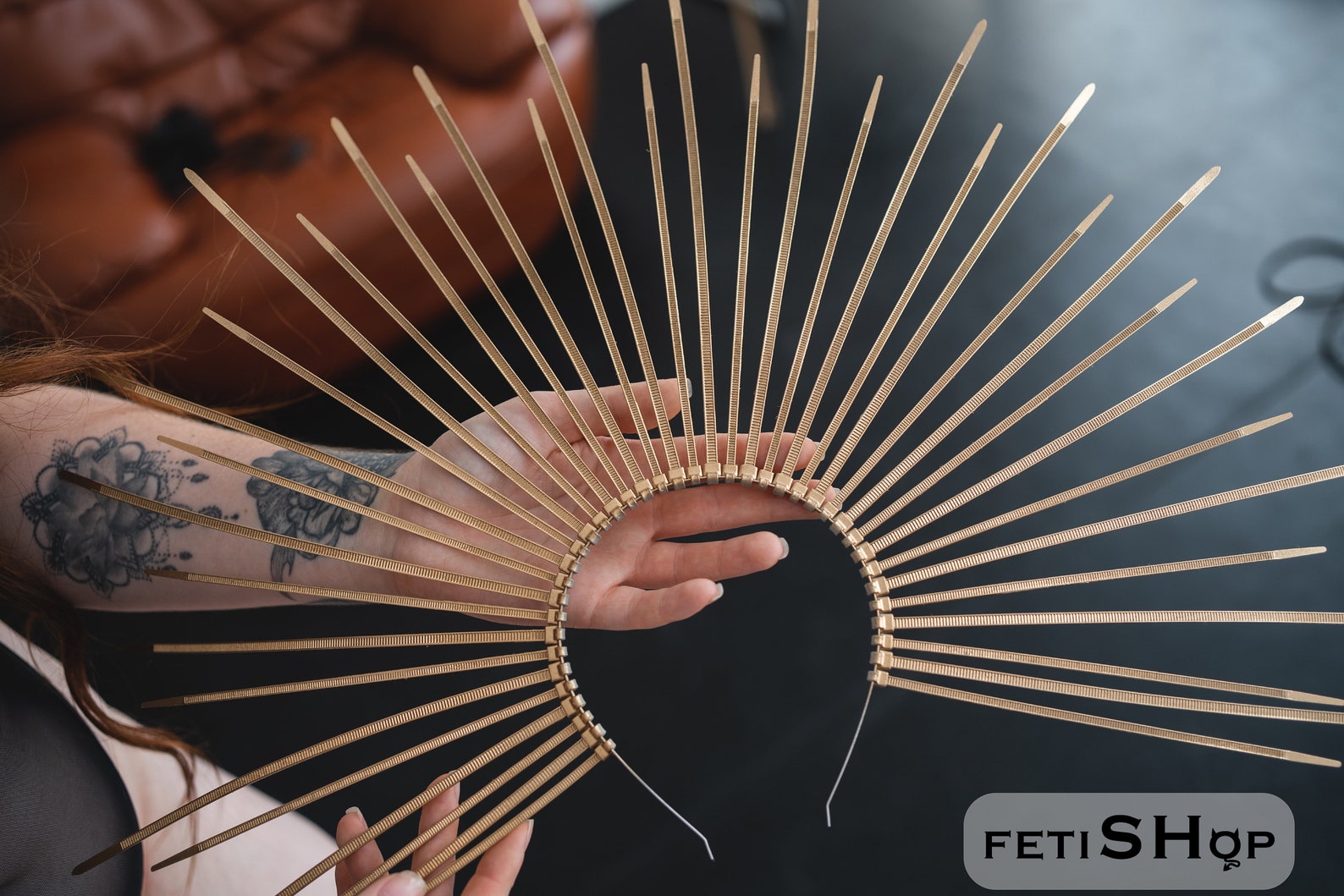 Huge Spiked Arrows Sunburst / Halo Crown for Queen Goddess / - Etsy