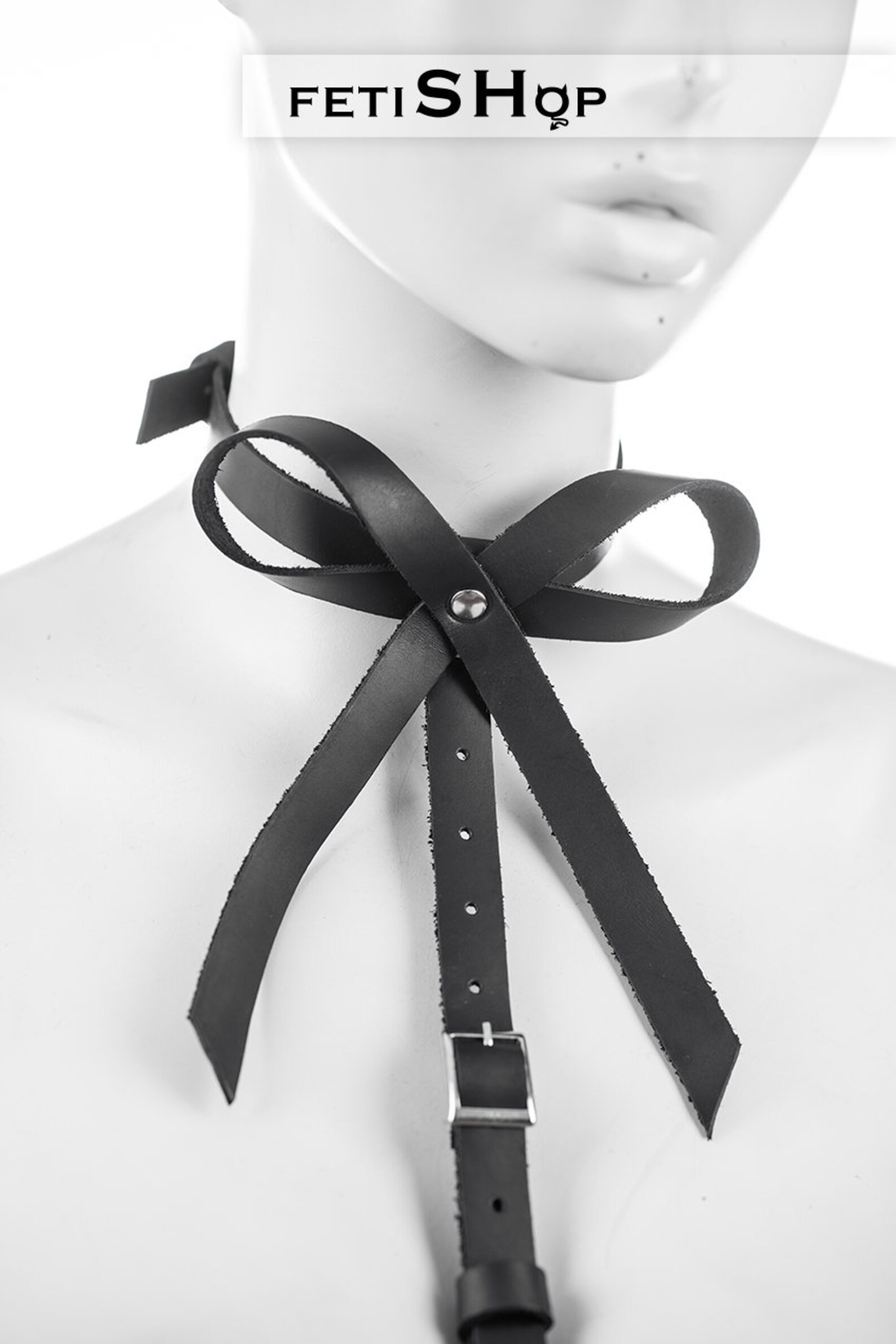 Leather BDSM Bow Harness Women knot Chest - Etsy UK