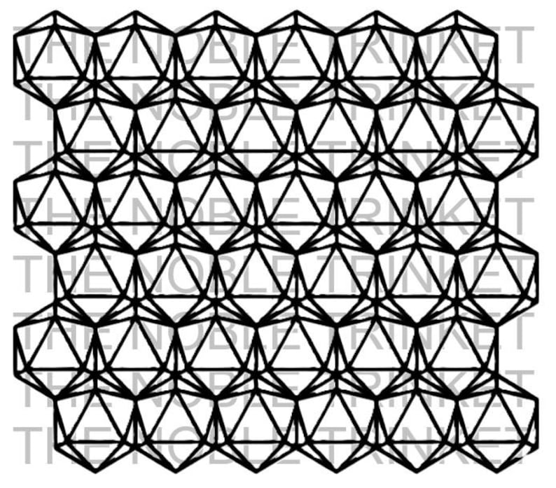 D20 Lattice Pattern | SVG ONLY - Etsy