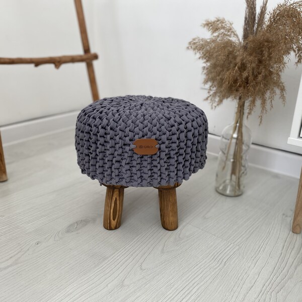 Crochet Pouf - Etsy