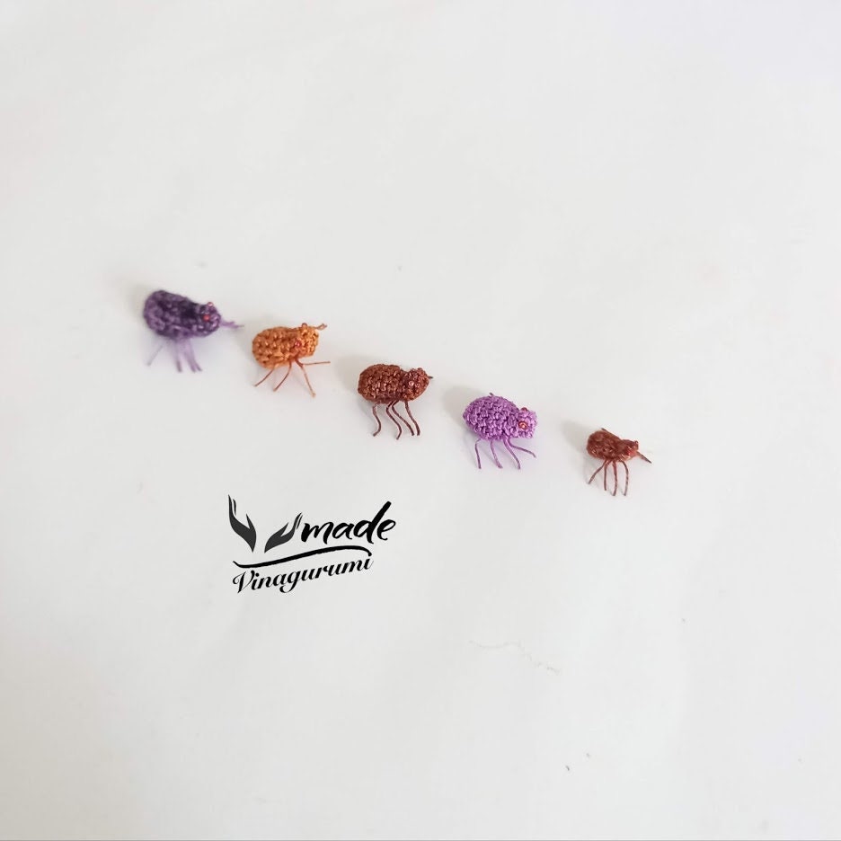 Tiny Crochet Spider Pattern- Crochet Animal Pattern- A0621 - Etsy