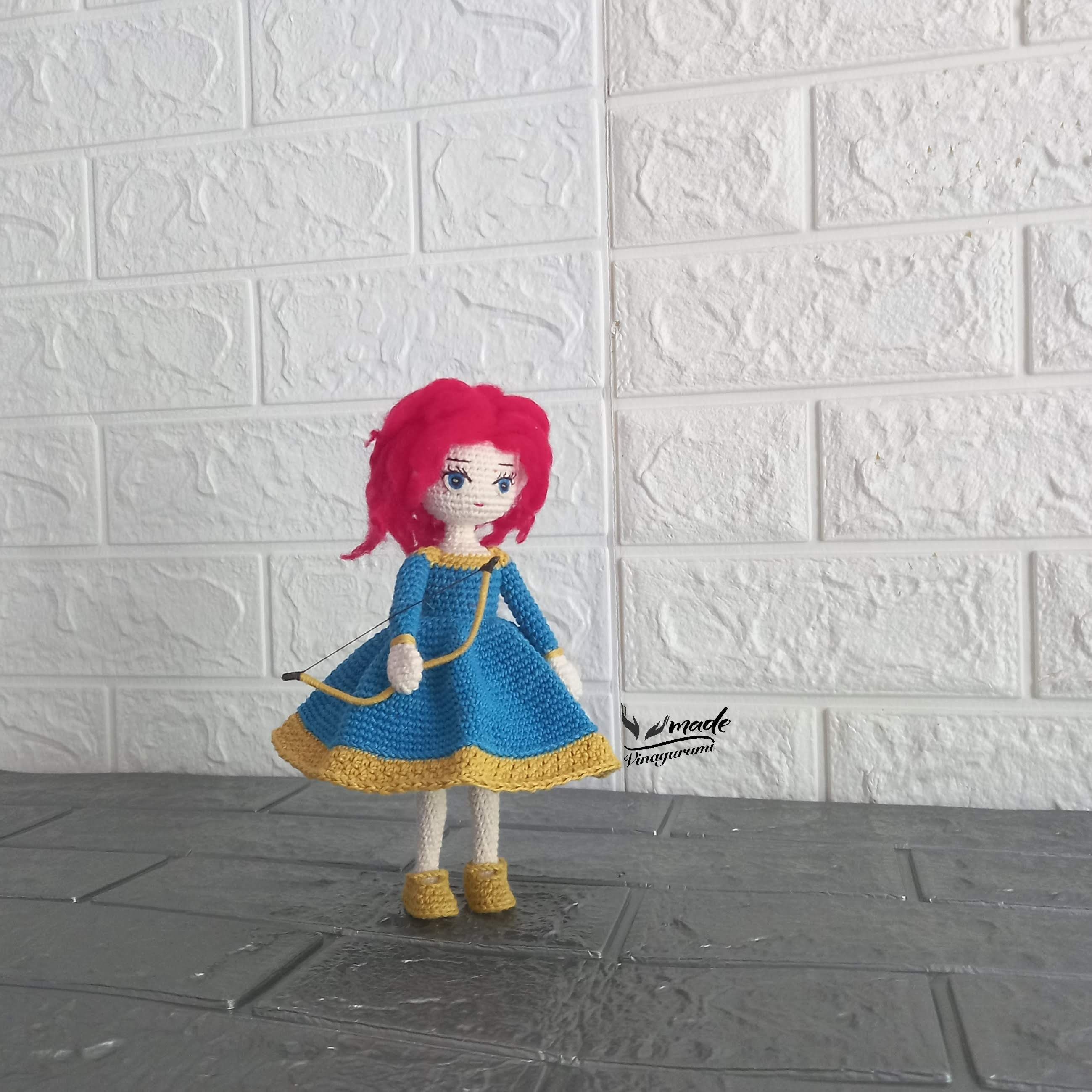 Crochet Merida Amigurumi Pattern Doll, PDF in English, PATRÓN MUÑECA ...