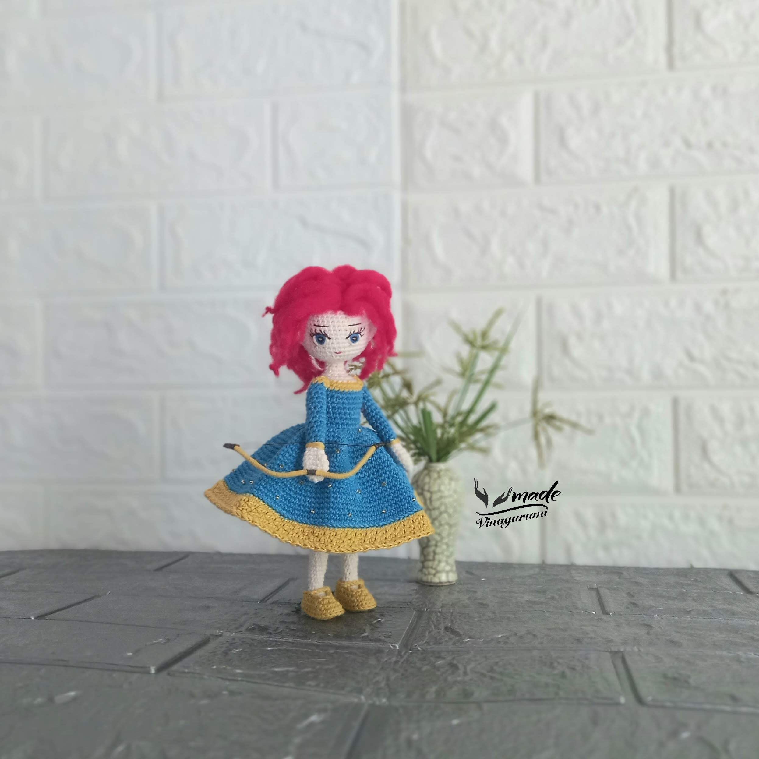 Crochet Merida Amigurumi Pattern Doll, PDF in English, PATRÓN MUÑECA ...