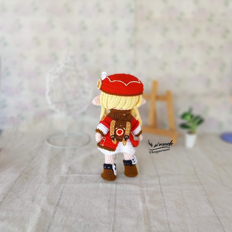 Klee Doll Pattern Genshin Impact, PDF in English, Amigurumi ...