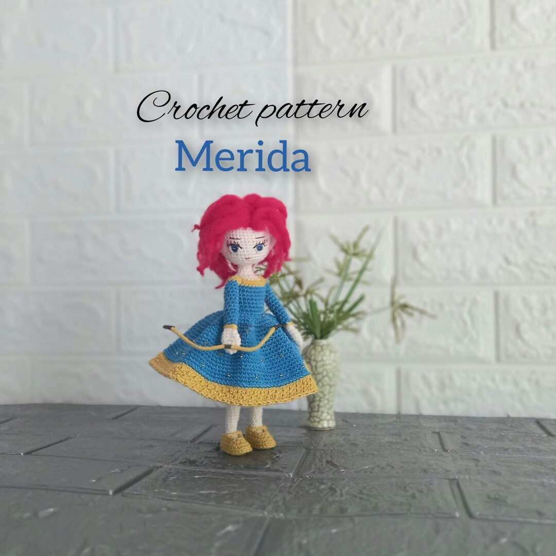 Crochet Merida Amigurumi Pattern Doll, PDF in English, PATRÓN MUÑECA ...